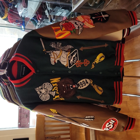 Reason | Jackets & Coats | Mens Reason Letterman Jacket | Poshmark